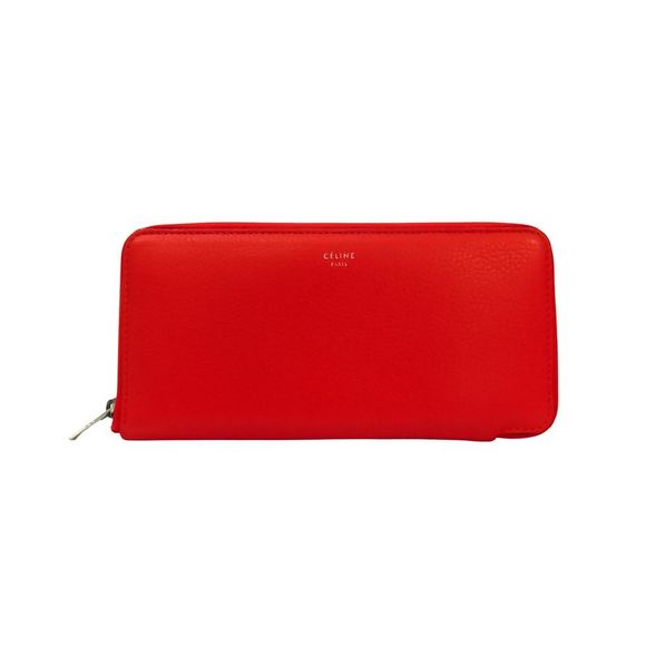 Celine | Bags | Celine Leather Zip Around Wallet By | Poshmark